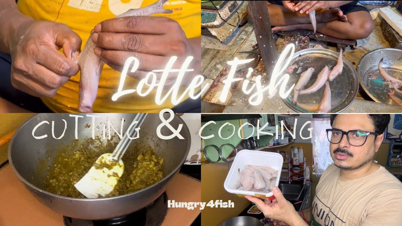 Lotte fish cutting and cooking #amazing cutting skills #yummy fish ...