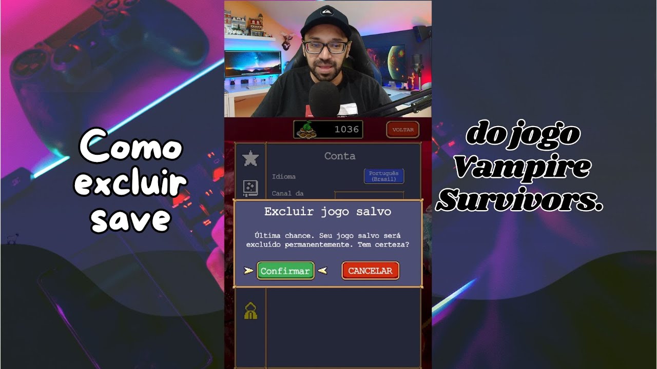 👉(Vídeo completo)Como excluir save, do jogo Vampire Survivors. - YouTube