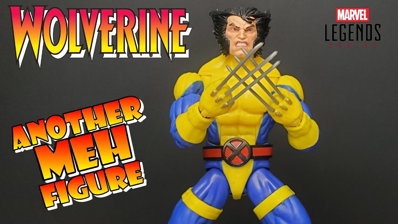 Wolverine Blue & Gold - Retro Card Marvel Legends Action Figure Review ...