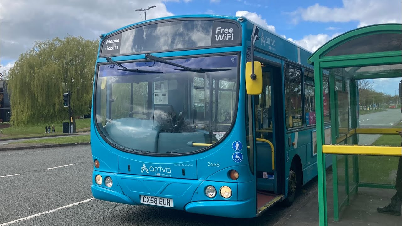 Arriva Wales (Chester) - 2666 CX58 EUH - Route 3 - YouTube