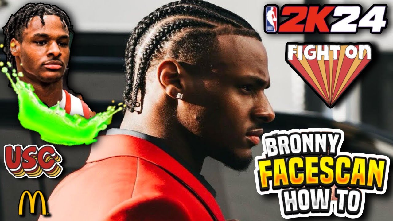 BRONNY JAMES FACE CREATION IN 2K24 - HOW TO LOOK LIKE BRONNY IN 2K 🔥 ...