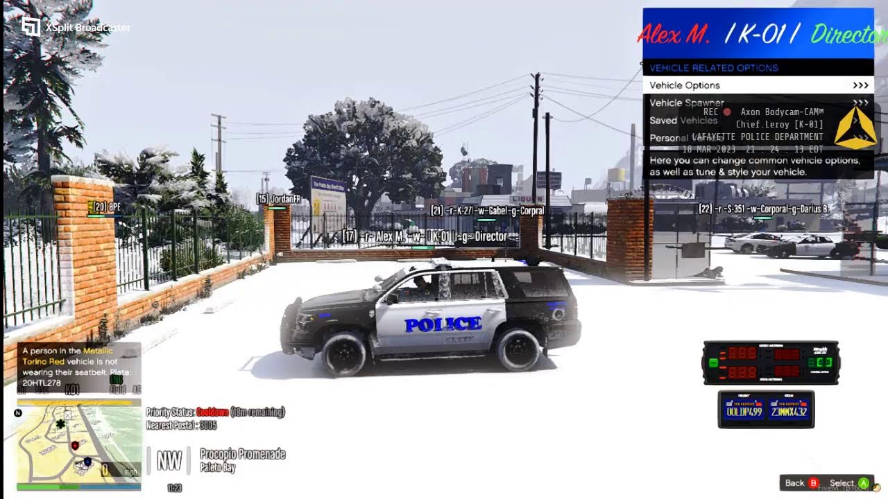 Louisiana State Roleplay|Fivem| Police Patrol - YouTube