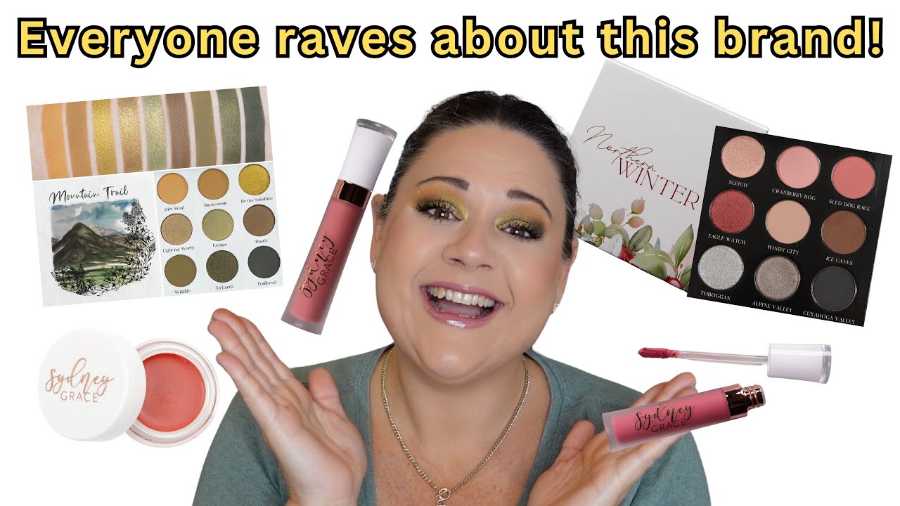 Finally Trying Sydney Grace Makeup! Unbox & Try On! Christmas in July Sale 2024! - YouTube