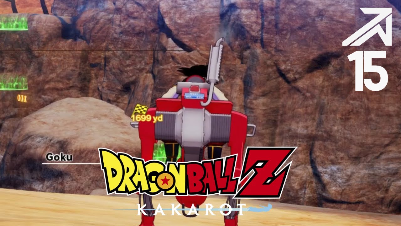 THIS ROBOT RIDING WITH GOKU MAKE ME STOP RECORDING !!! #DBZK15 ...