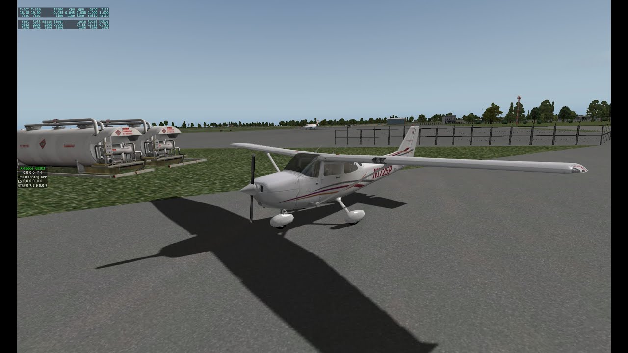 X-plane 10 Cessna 172 KPNE ILS Approach Runway 24 - YouTube