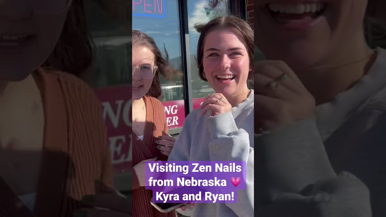 Ryan and Kyra from Nebraska visiting Zen Nails and Spa in Utah! www ...