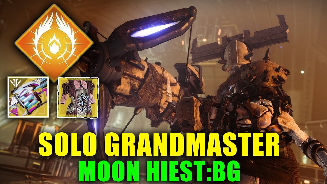 Solo Grandmaster Nightfall Moon Heist BG With Rime Coat Raiment ...