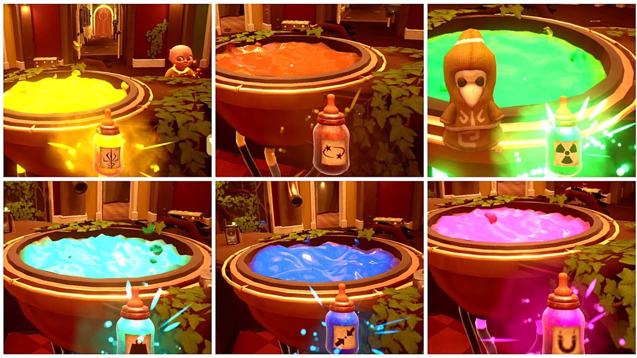 All 7 Potions in The Baby in Yellow - YouTube