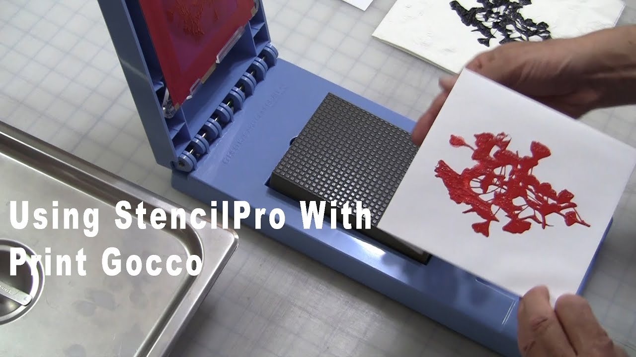Print Gocco - Using Print Gocco to print with StencilPro stencils ...
