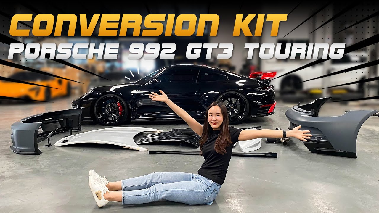 CONVERSION KIT Porsche 992 GT3 Touring ที่ TKF Racing - YouTube