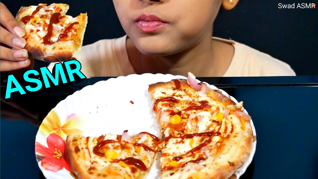 ASMR PIZZA EATING SOUNDS | PIZZA EATING NO TALKING CHEESY PIZZA ASMR ...