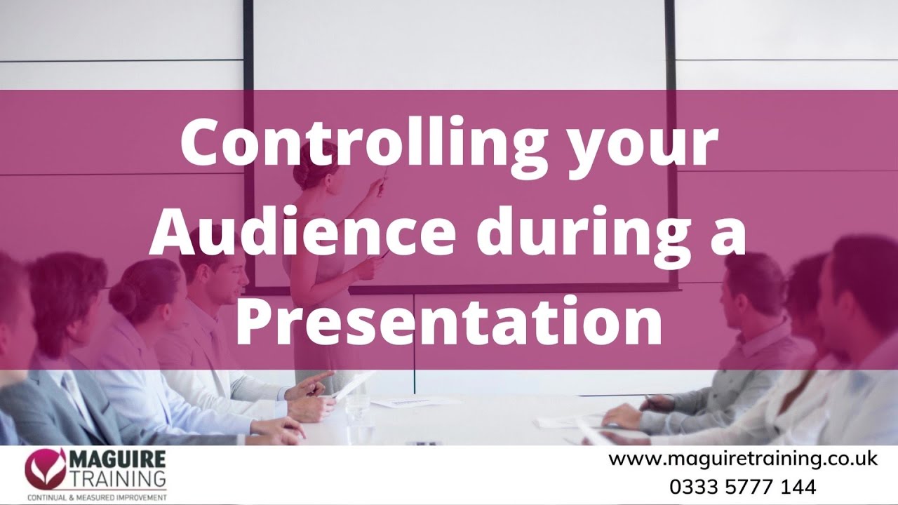 Controlling your Audience during Presentations - YouTube