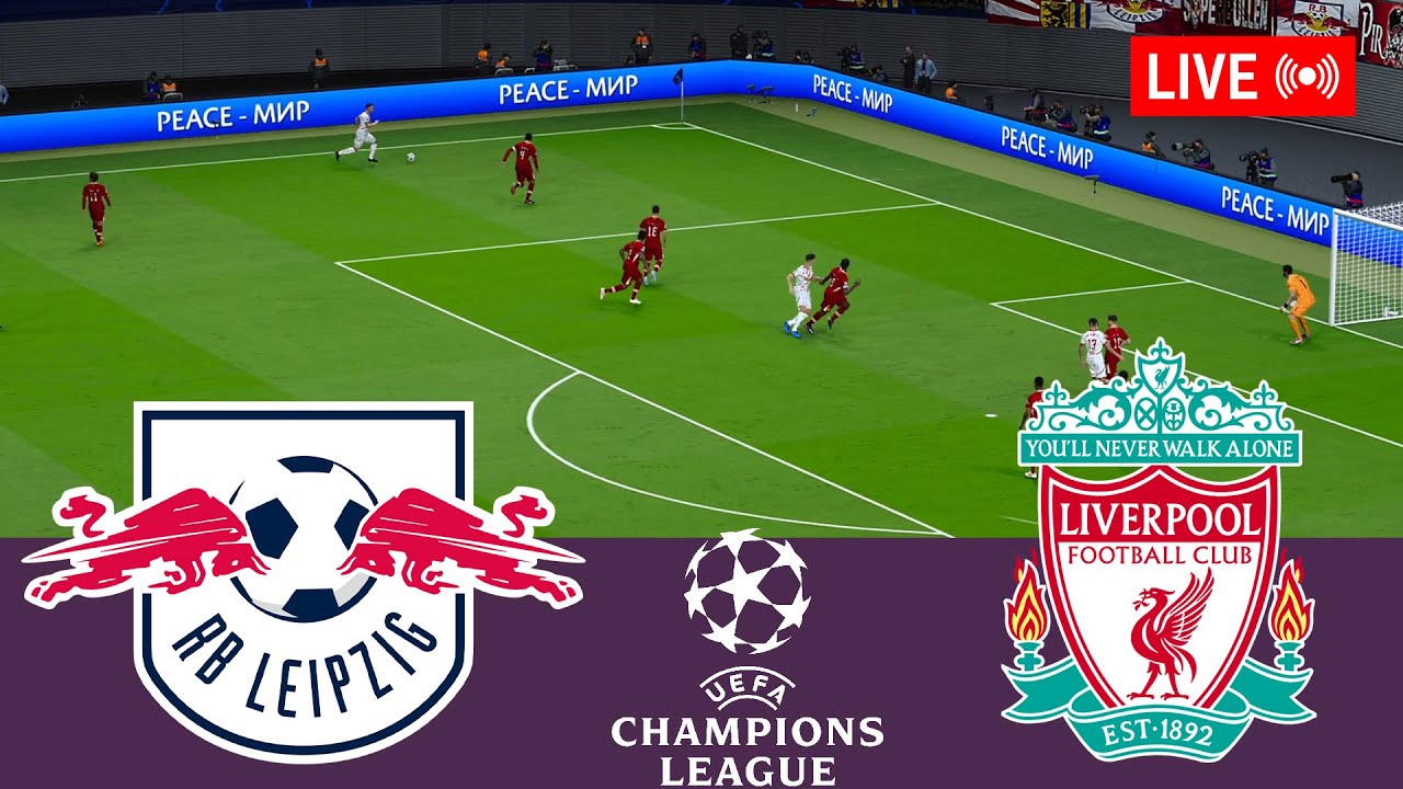 RB Leipzig vs Liverpool LIVE. UEFA Champions League 24/25 Full Match ...