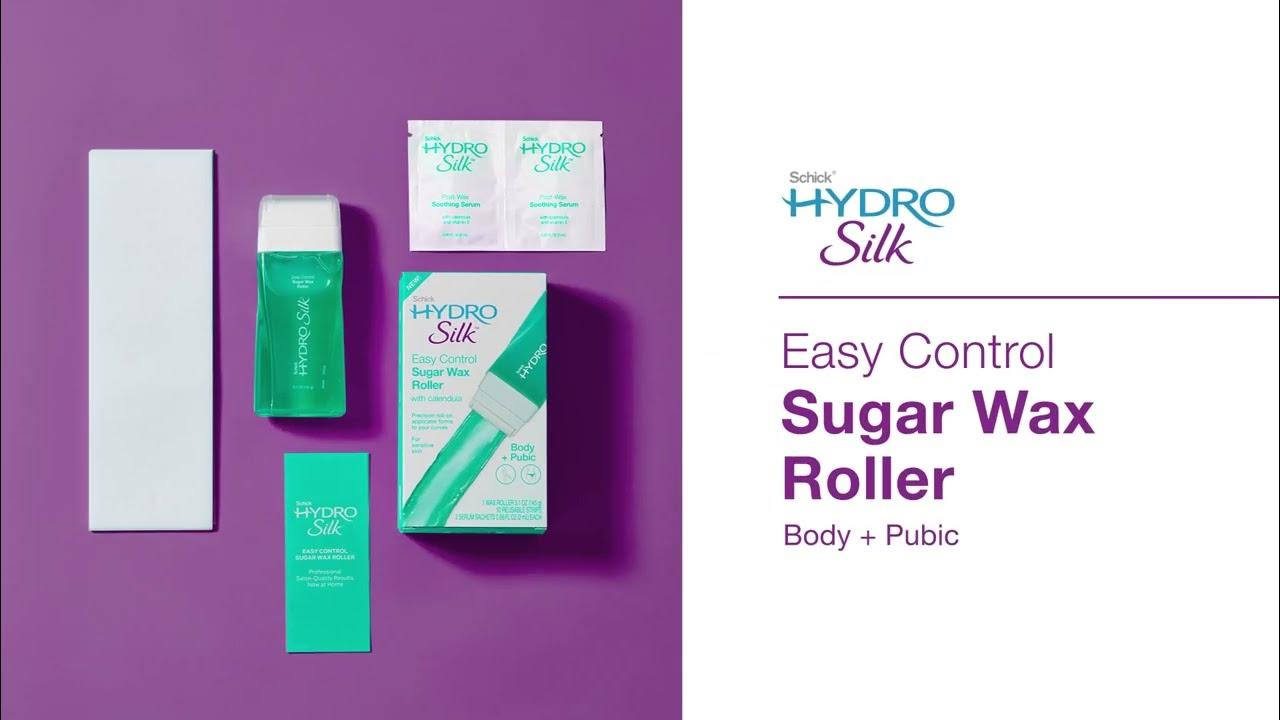Features And Benefits Of The Schick Hydro Silk Sugar Wax Roller Youtube
