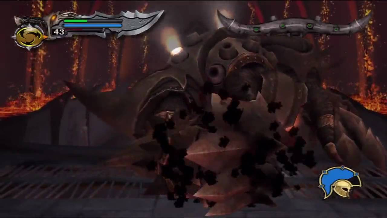 Let's Play God of War [47] Armored Minotaur boss - YouTube