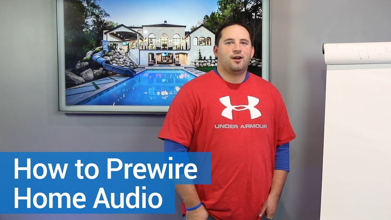 How To Wire Speakers - How To Wire A Smart Home - YouTube