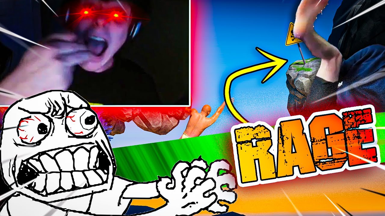 A Difficult Game About Climbing Rage Compilation - YouTube