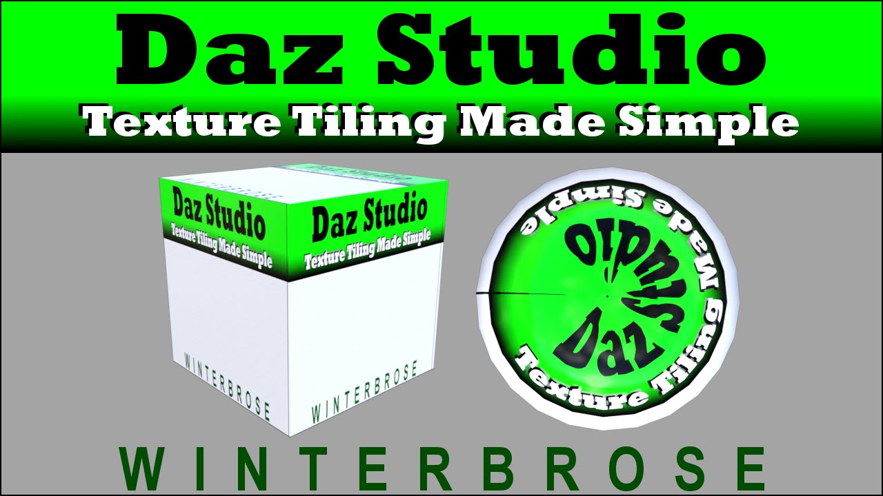 Daz Studio: Texture Tiling Made Simple - YouTube