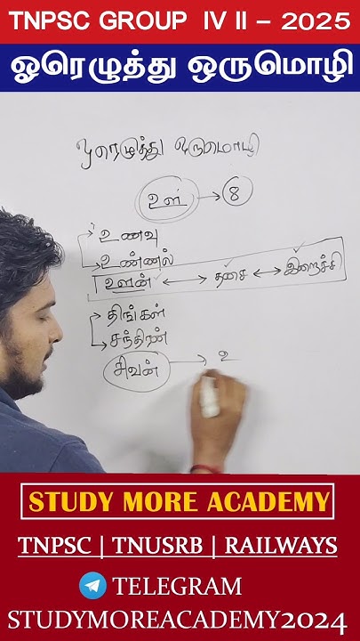 Group 4 2025 📚 ஓரெழுத்து ஒருமொழி - ஊ 📚TNPSC GROUP 4,2,2A 🎯TNPSC NEW SYLLABUS 🎏 GROUP 4 | VAO ...