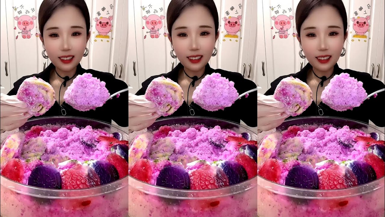 ASMR SHAVED ICE EATING YY - YouTube