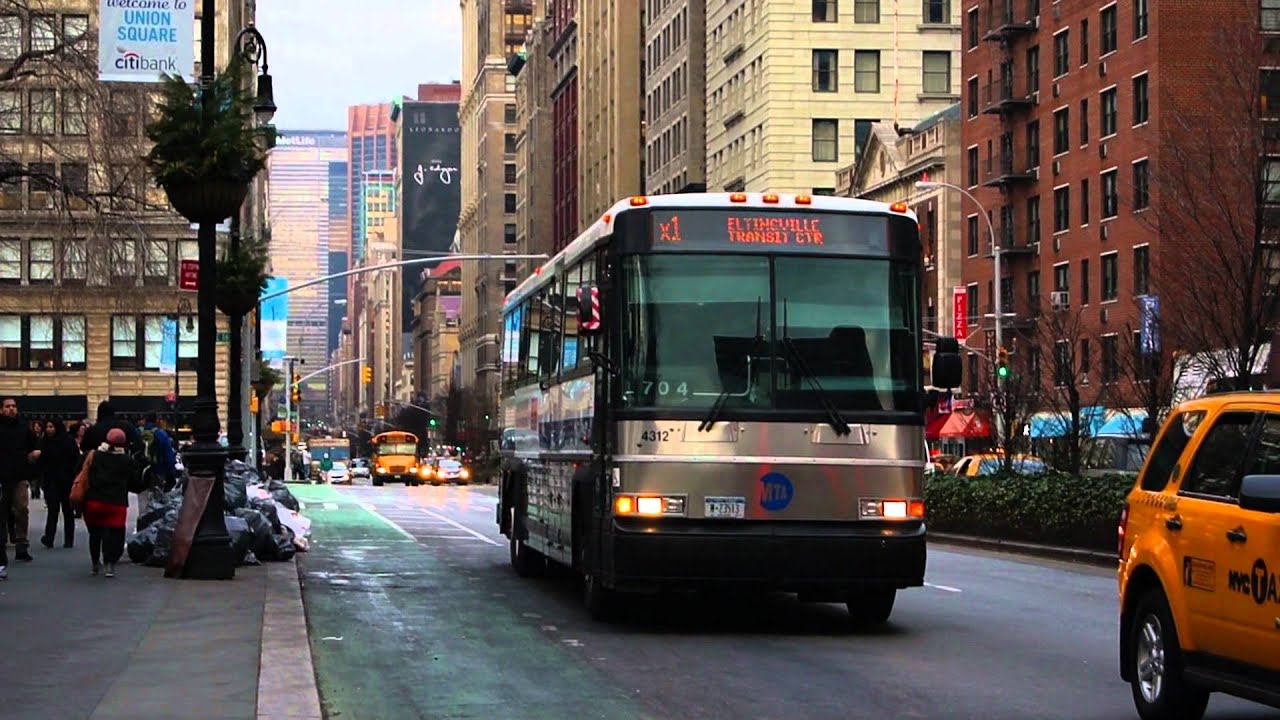 New York MTA 2007 Motor Coach Industries D4500CL 4312 On The X1 At Park ...