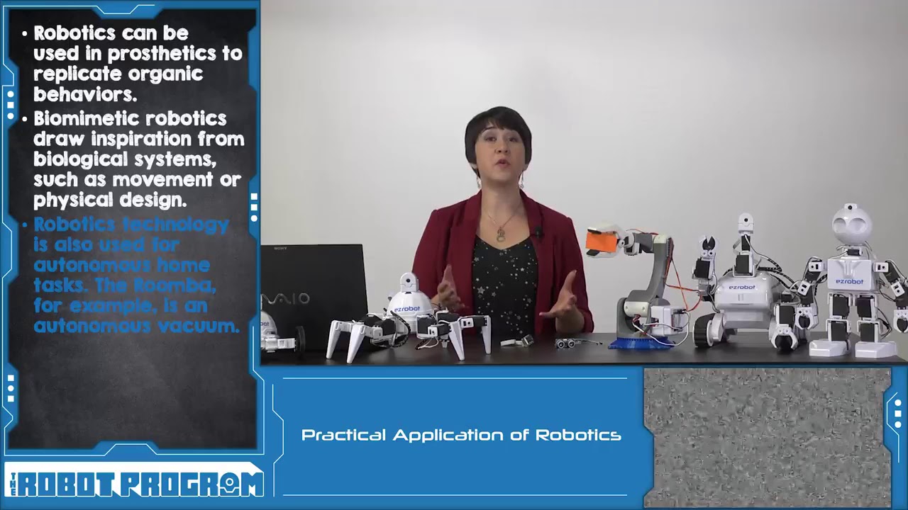 EZ Robot - The Robot Program - Practical Application of Robotics - YouTube
