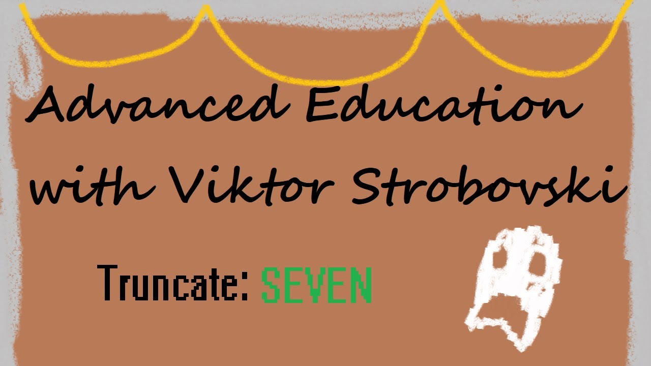 [AEwVS] Part 7: Advanced Mathematics with Viktor Strobovski - YouTube