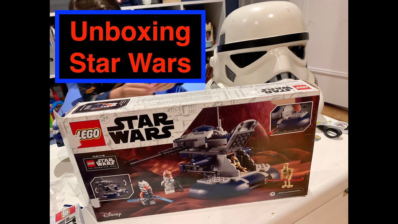 Unboxing Lego Star Wars Tanque Droide con Ahsoka y clone troopers - YouTube