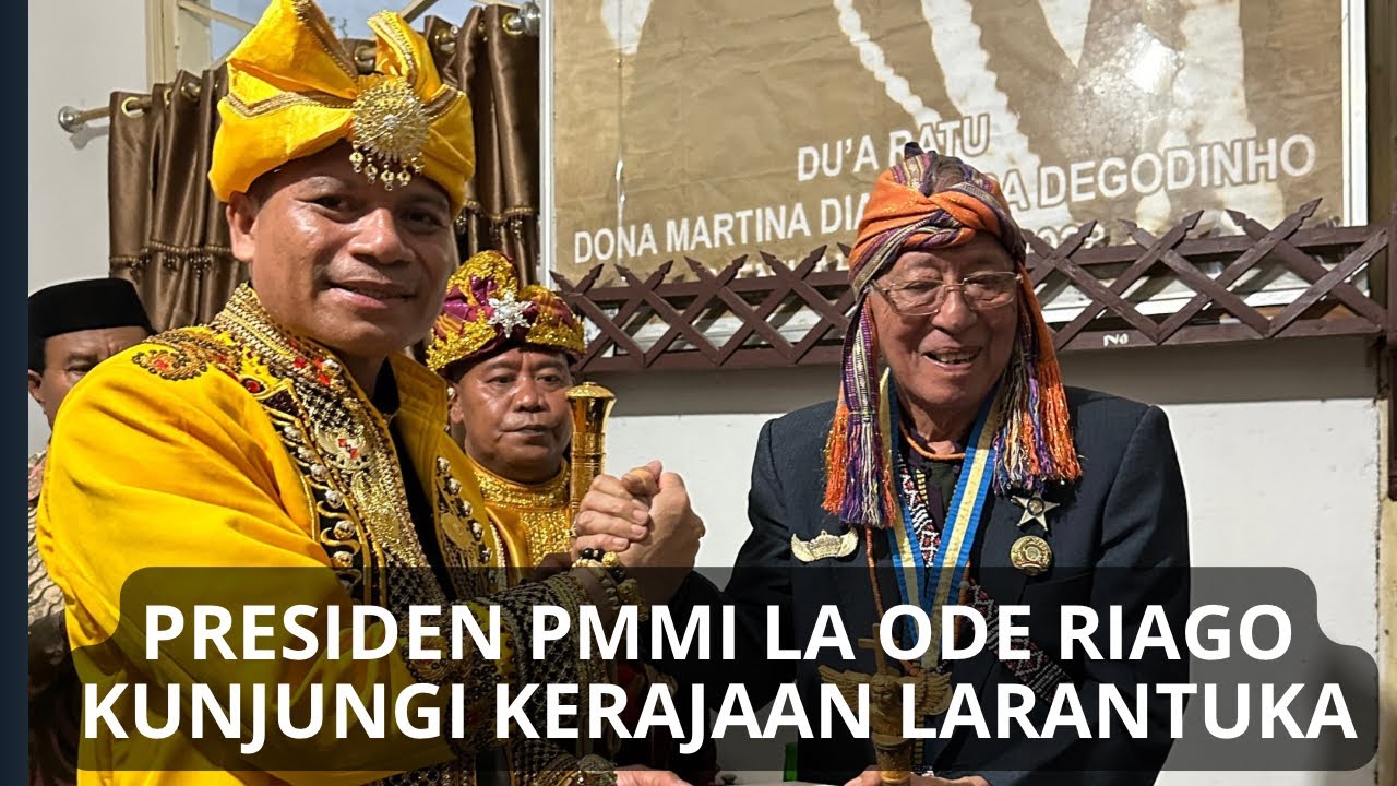 KUNJUNGAN PLT RAJA MUNA LA ODE RIAGO KE KERAJAAN LARANTUKA - YouTube