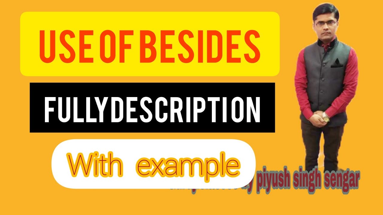 Use of besides//How to use of besides - YouTube