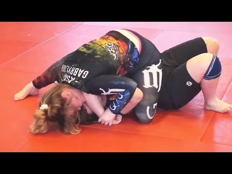 “Power vs Technique 😱 | Girl Dominates Ground Fight 🤼‍♀️🔥”#bjj # ...