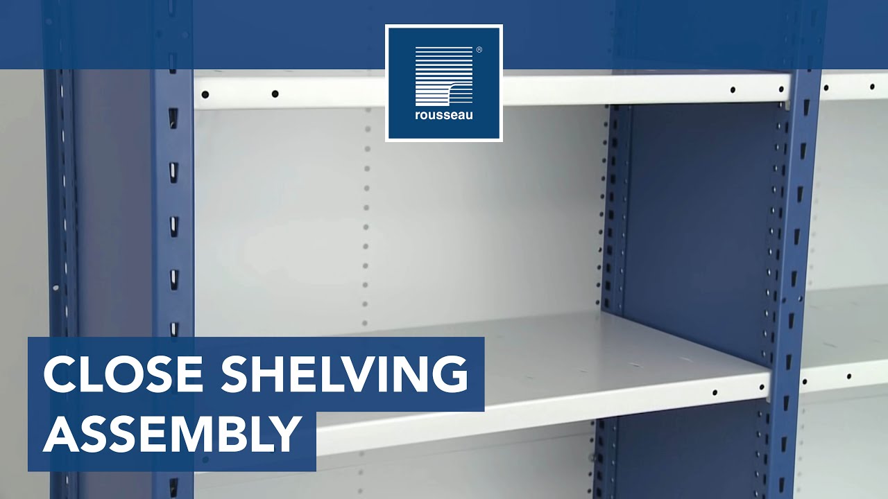 Spider® closed shelving assembly - YouTube