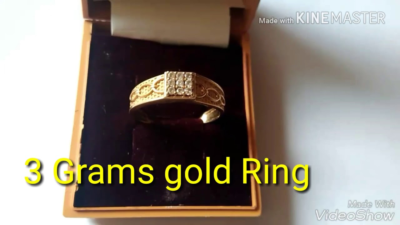 3 Grams gold Ring - YouTube
