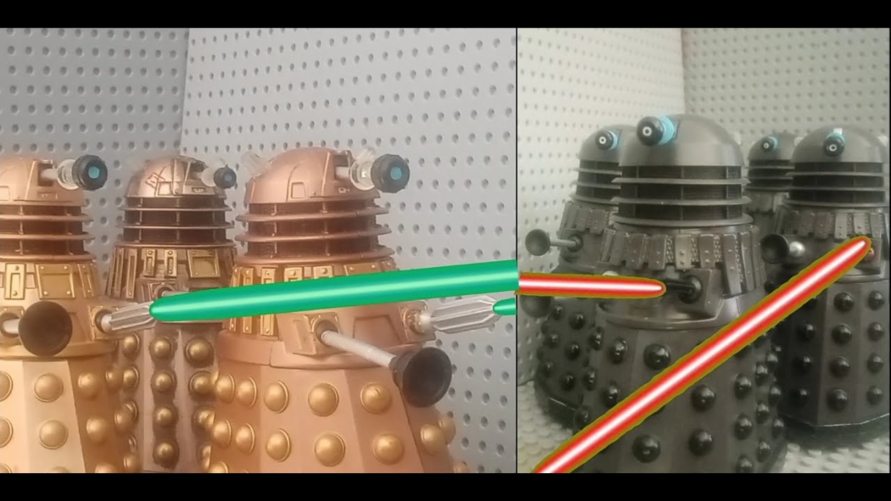 (full clip) doctor who ROTD rise of the mutants, pure daleks vs mutant ...