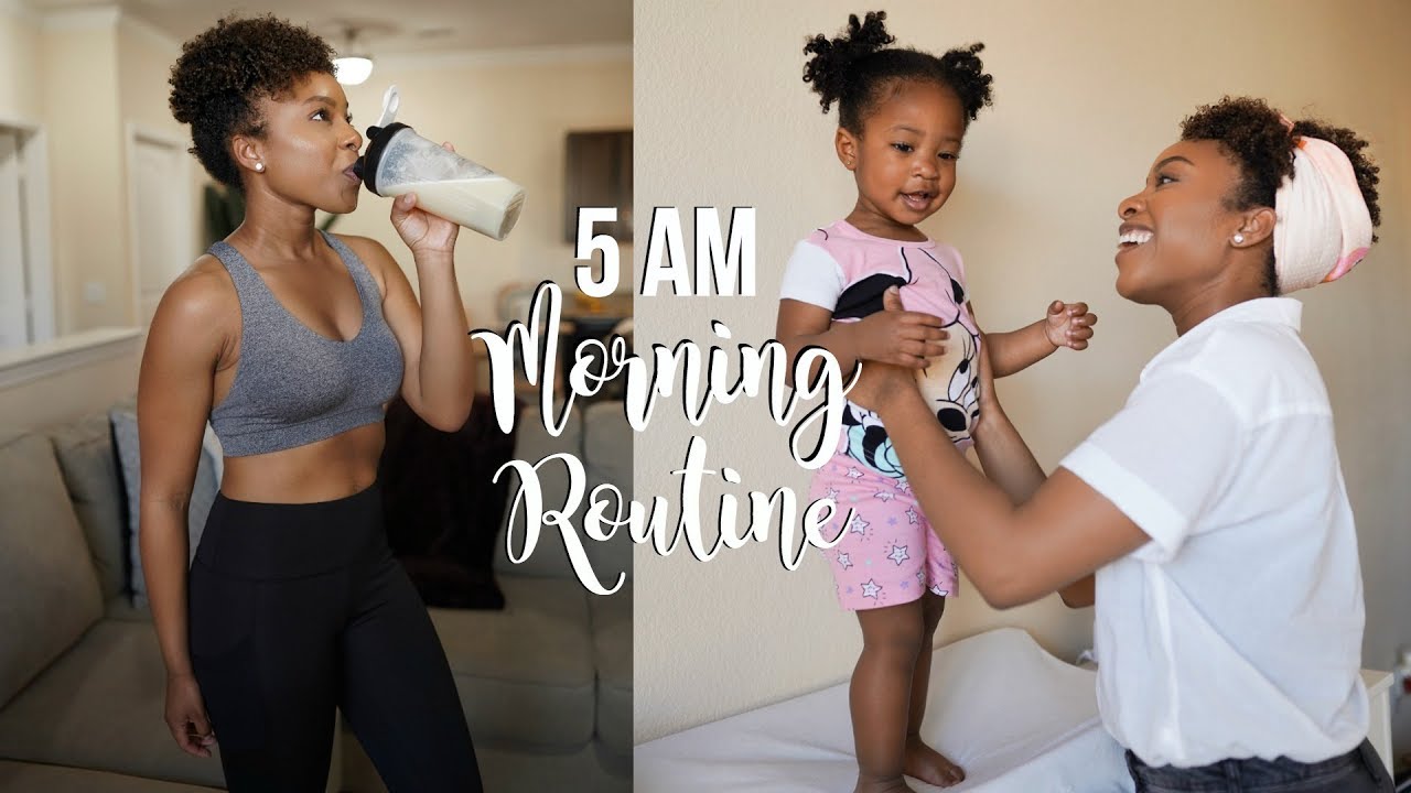 Waking Up At 5 Am My Productive And Healthy Morning Routine 2019 Youtube