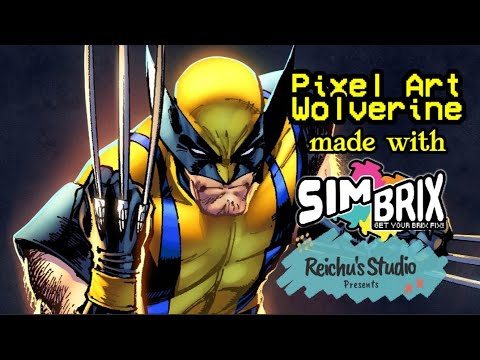 Pixel Art Wolverine #wolverine #xmen - YouTube
