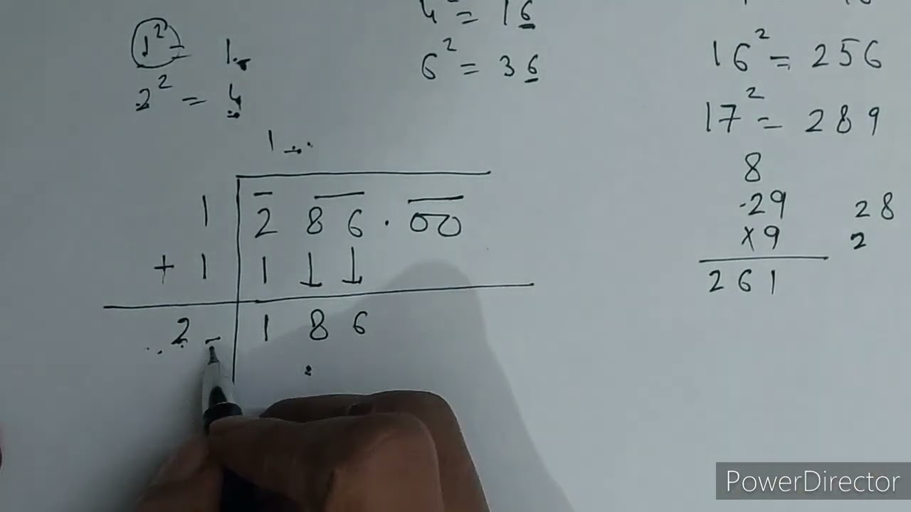 Square Root Of 286 In Super Easy Way YouTube Square Root Of 286 In Super Easy Way YouTube