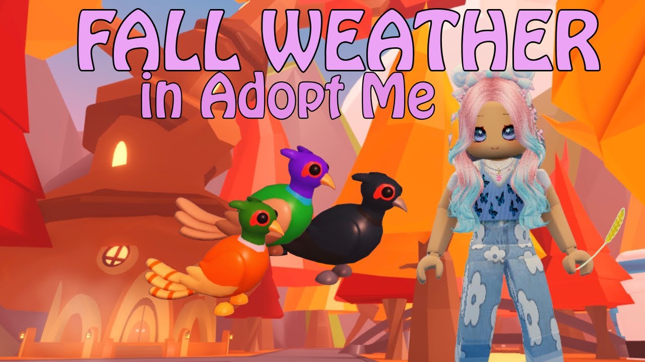 Throwing GOLDEN WHEAT in the Fall weather update in Adopt Me! 🍁🍂 - YouTube