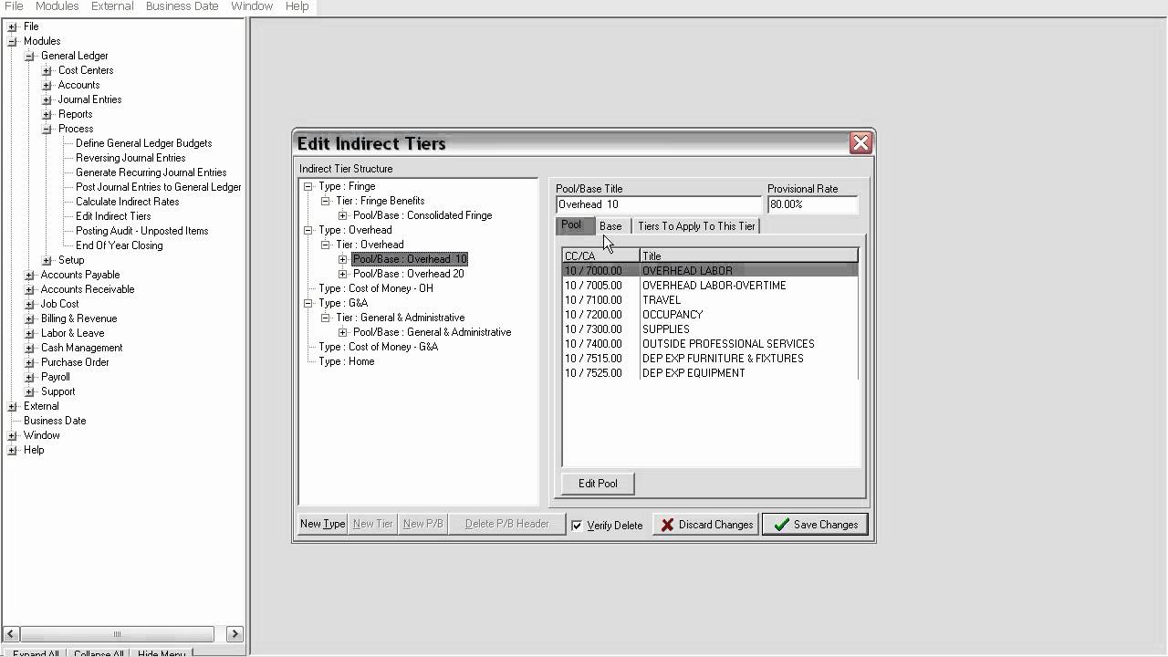 How to Calculate Indirect Rates in SYMPAQ SQL - YouTube