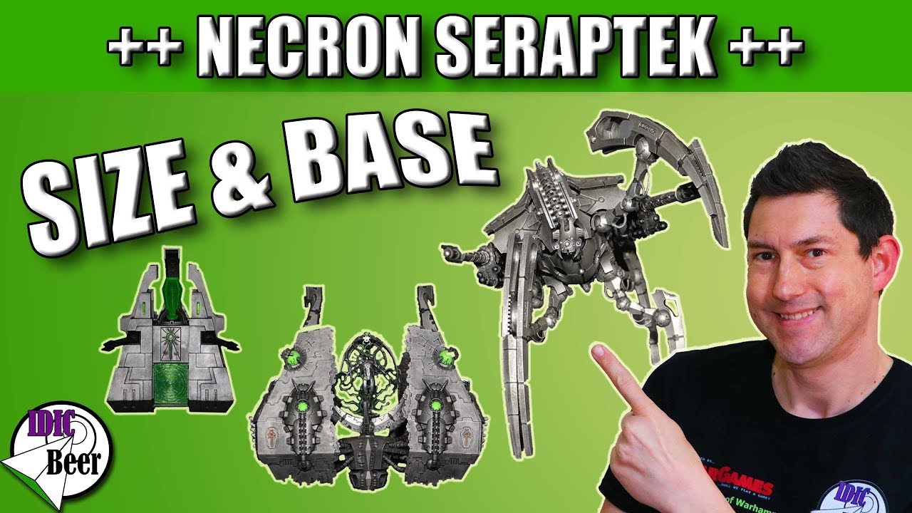 Necron Seraptek Heavy Construct Size, Base and Painting Update - YouTube
