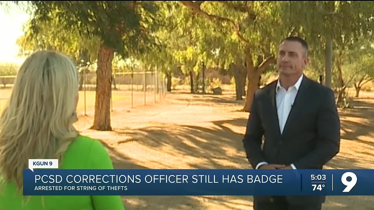 PCSD corrections officer still on the job despite arrest for string of ...