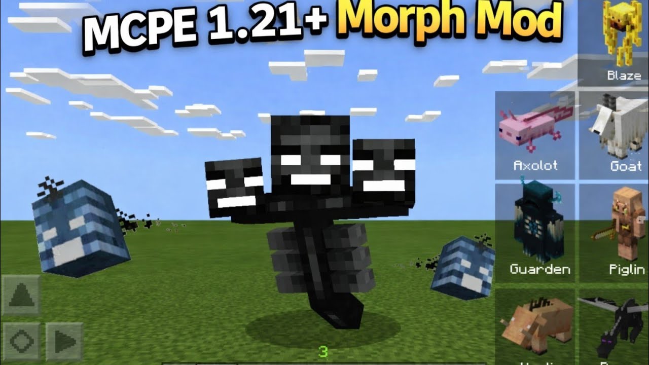 Minecraft PE 1.21+ Morph Mod | Transform Into Any Mob 🔥 - YouTube