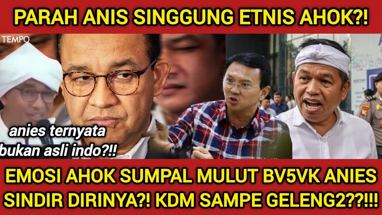 ANIS BASWEDAN DIT3LANJAN9I AHOK! KDM KAGET TERNYATA INI KELAKUAN ANIS ...