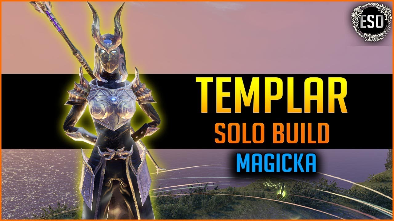 ☀️Magicka Templar Solo Build PvE☀️ - ESO Elder Scrolls Online - YouTube
