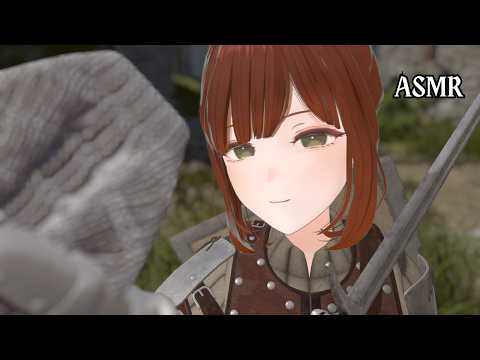 【ASMR】Knight Tends To Your Wounds⚔️❤️‍🩹(real plate mail sounds! personal attention & more!)VR VTUBER