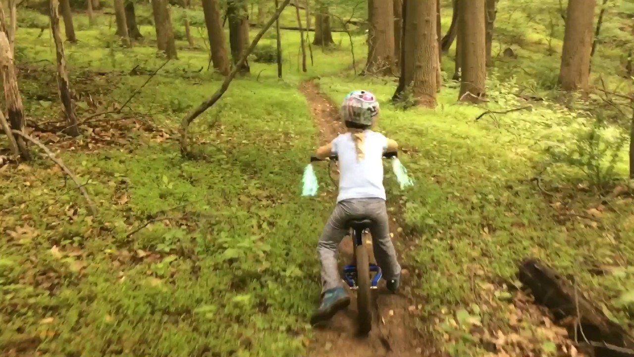 kids 5 & 2 mountain biking! Riding our Strider bikes on the trails ...