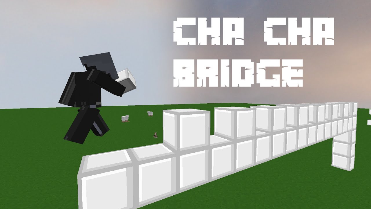 COMO HACER CHA CHA BRIDGE EN MINECRAFT (PUENTE DE 0 CPS) - YouTube