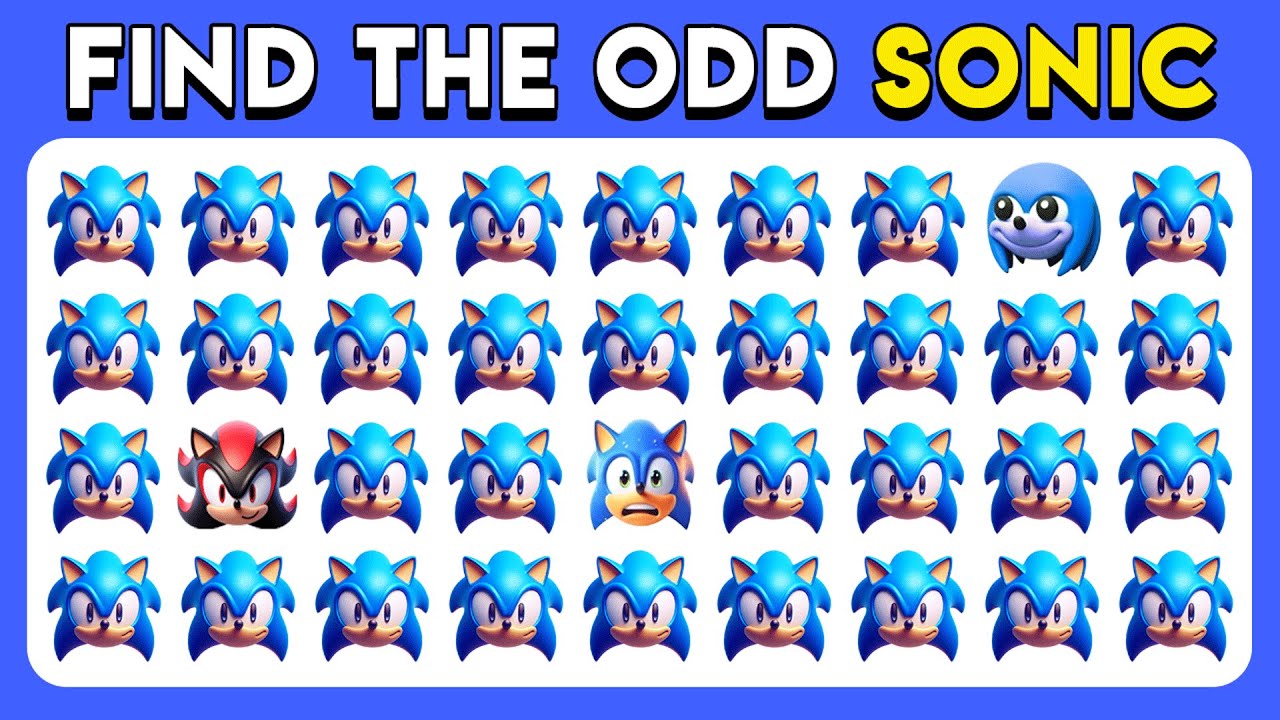 Find the ODD One Out - Sonic the Hedgehog Edition | 60 Epic Levels Quiz ...
