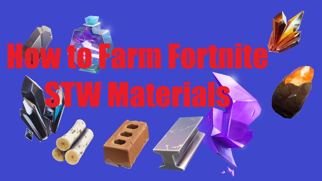 How to farm materials in Fortnite STW the easiest way (2020) - YouTube