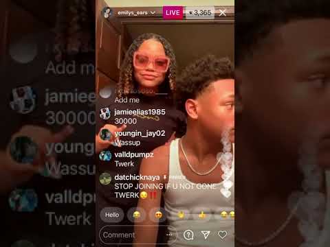 Emily ears on live twerking